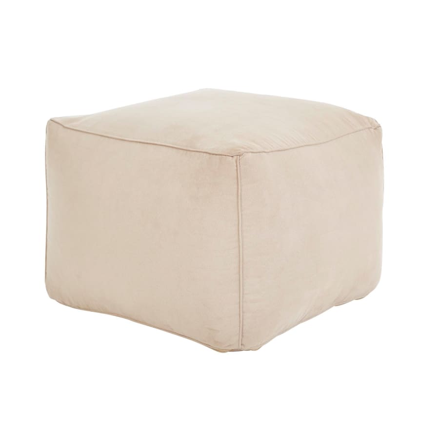 Suede pouf store
