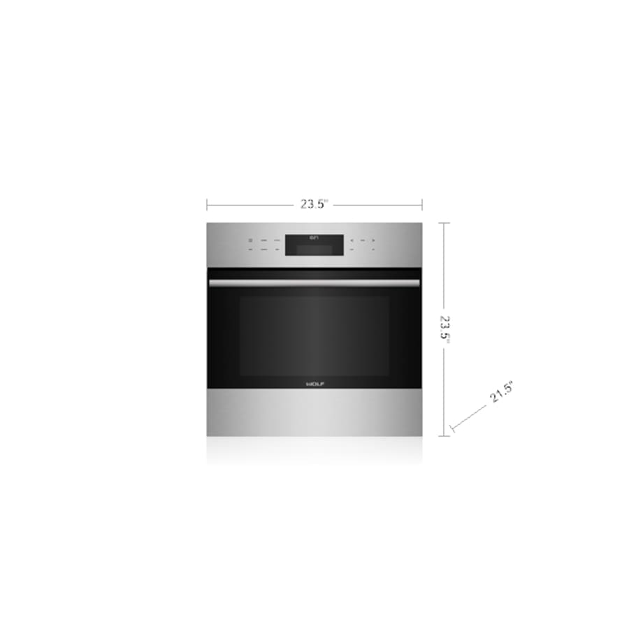 Wolf SO24TE S TH E Series 24 Inch Wide 2.4 Cu. Ft. Build