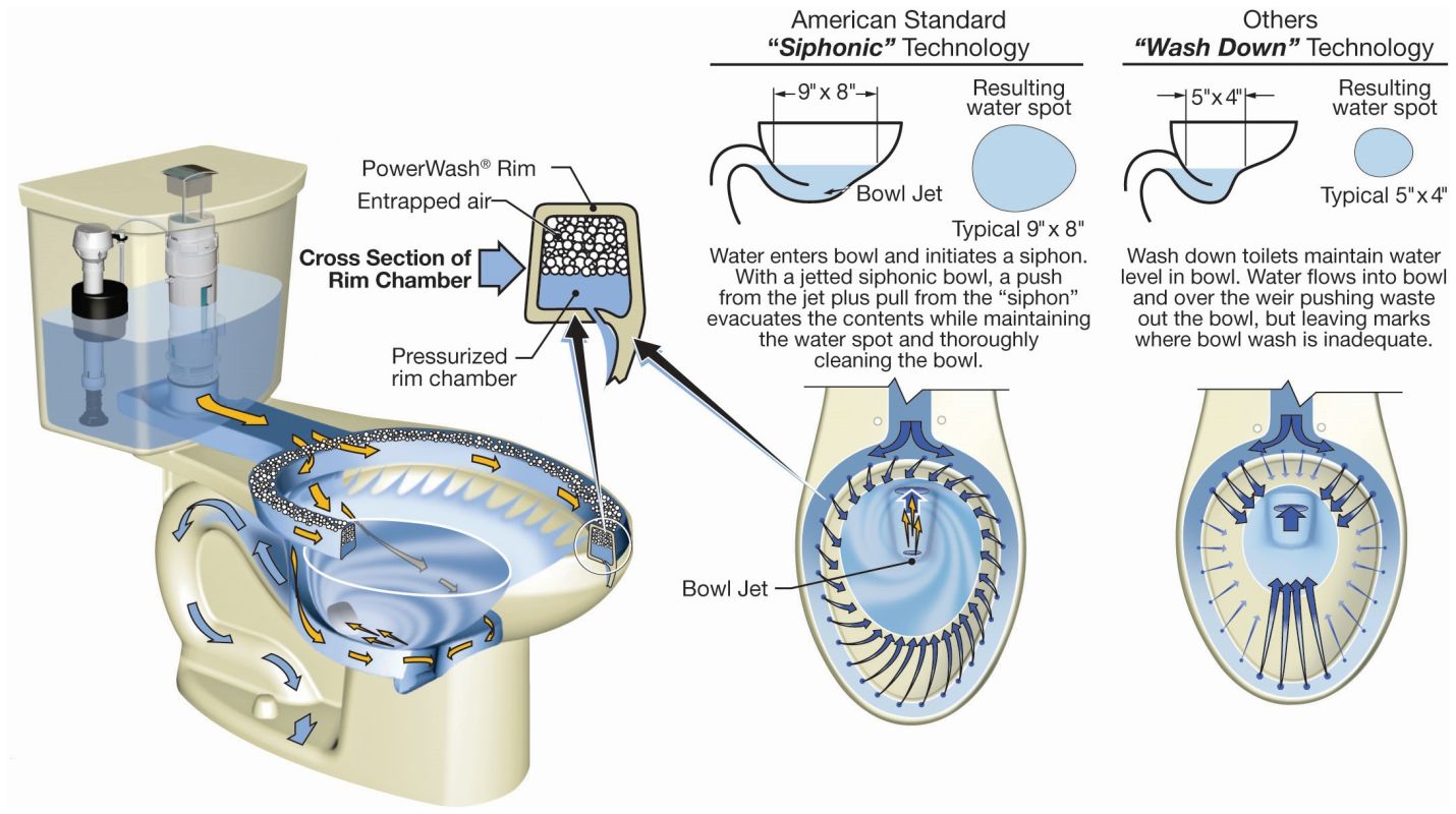 Toilet Cross Section Diagram