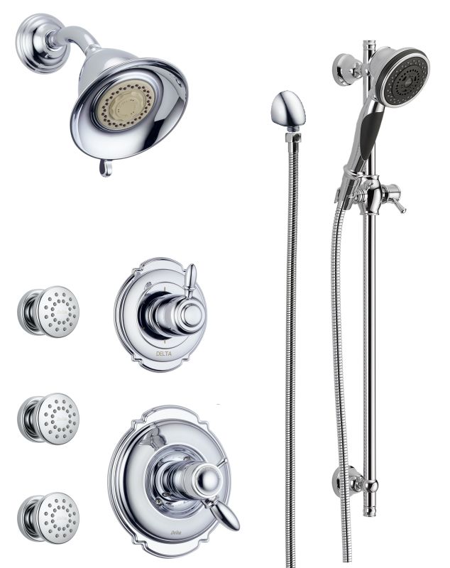Delta DSS-Victorian-17T03 Chrome TempAssure 17T Series Thermostatic ...