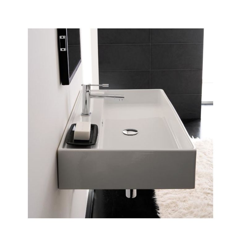 Nameeks Scarabeo 8031/R-60-One Hole White / One Hole Scarabeo 23-5/8 ...