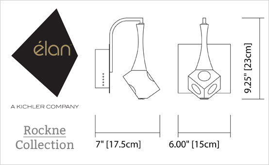 Elan 83135 Rockne Sconce | Build.com Elan 83135 Rockne Sconce | Build.com