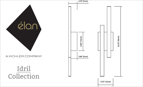 Elan 83703 Idril LED Wall Sconce | Ferguson Home