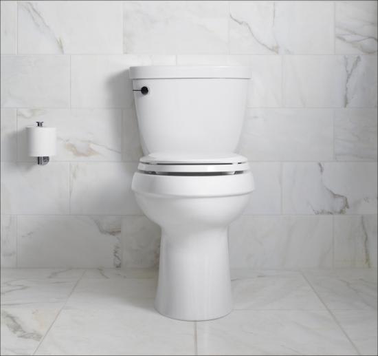 Kohler K-3887-47 Cimarron 1.28 GPF Two-Piece Round Comfort Height ...