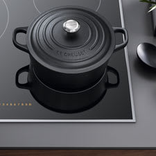 Miele KM7745FLB 36 Inch Wide 6 Burner Induction Cooktop with Twin ...