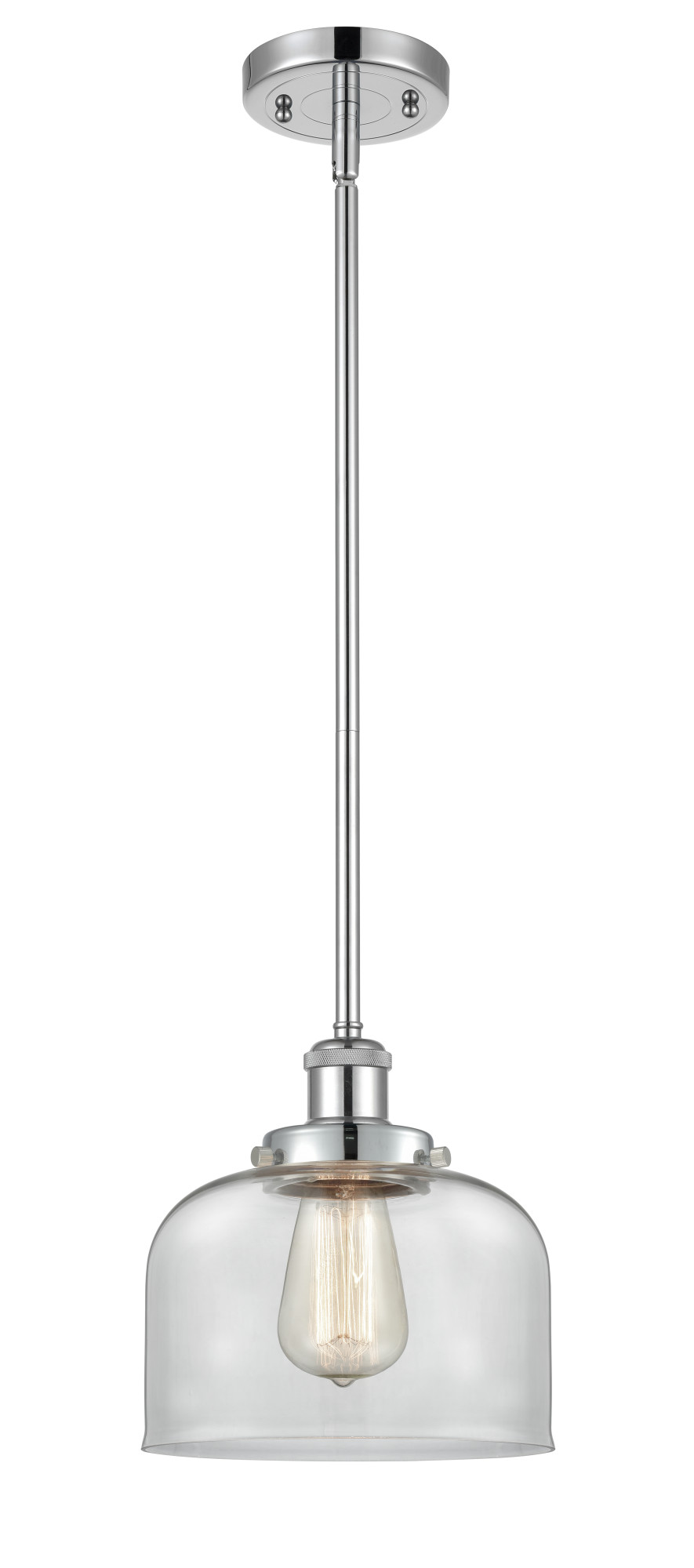 Innovations Lighting 916-1S Large Bell Large Bell 8" Wide Mini Pendant ...