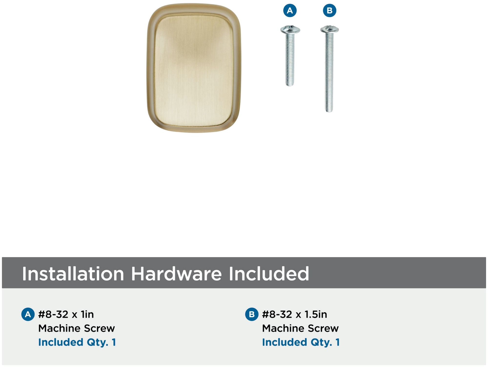 Amerock BP55340ORB Revitalize Square Knob - Oil Rubbed Bronze for sale ...