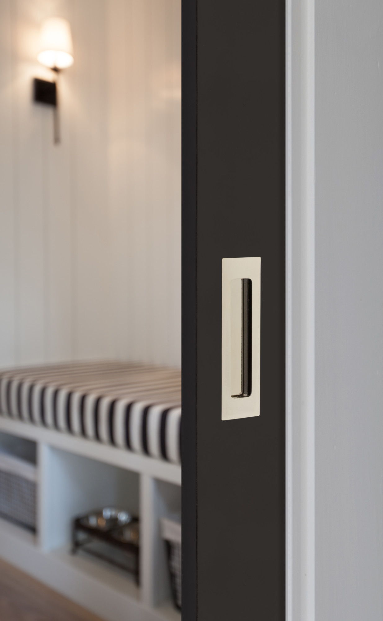 Emtek 220304US10B Modern Rectangular 4in Flush Door Pull - Oil Rubbed Bronze for sale online | eBay