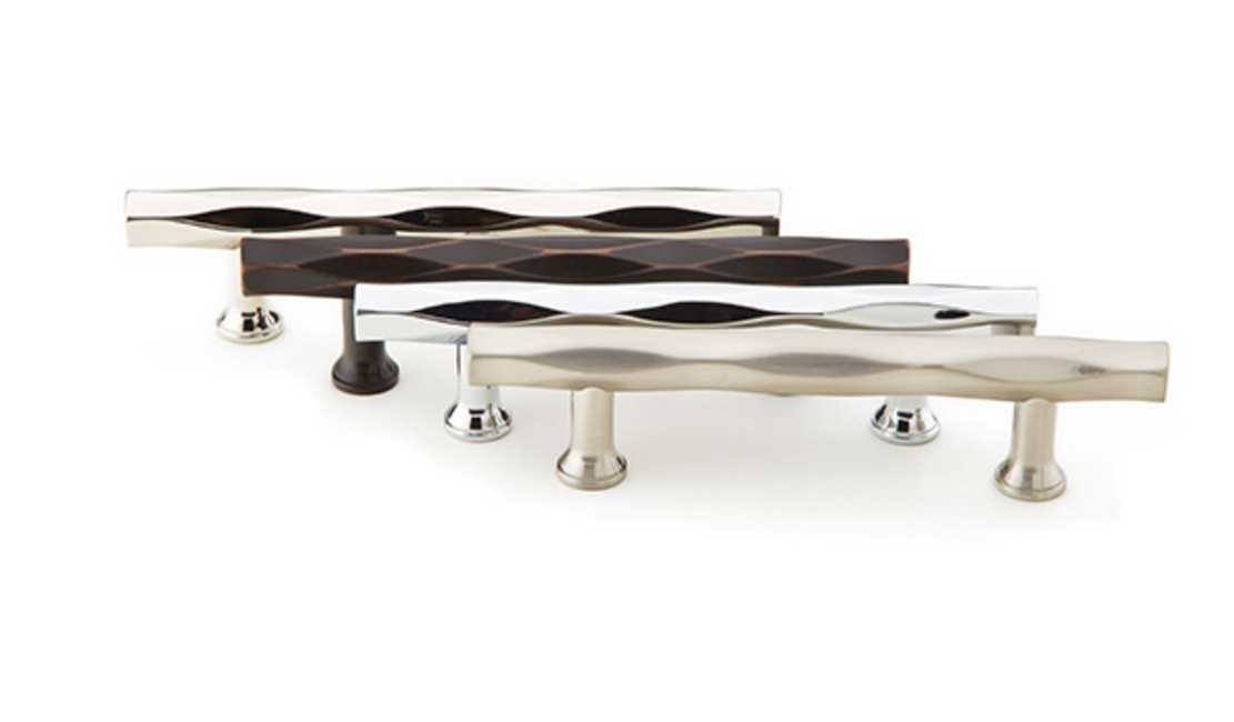 Emtek 86429US26 Tribeca Cabinet Pull 4" Center-to-Center Polished ...