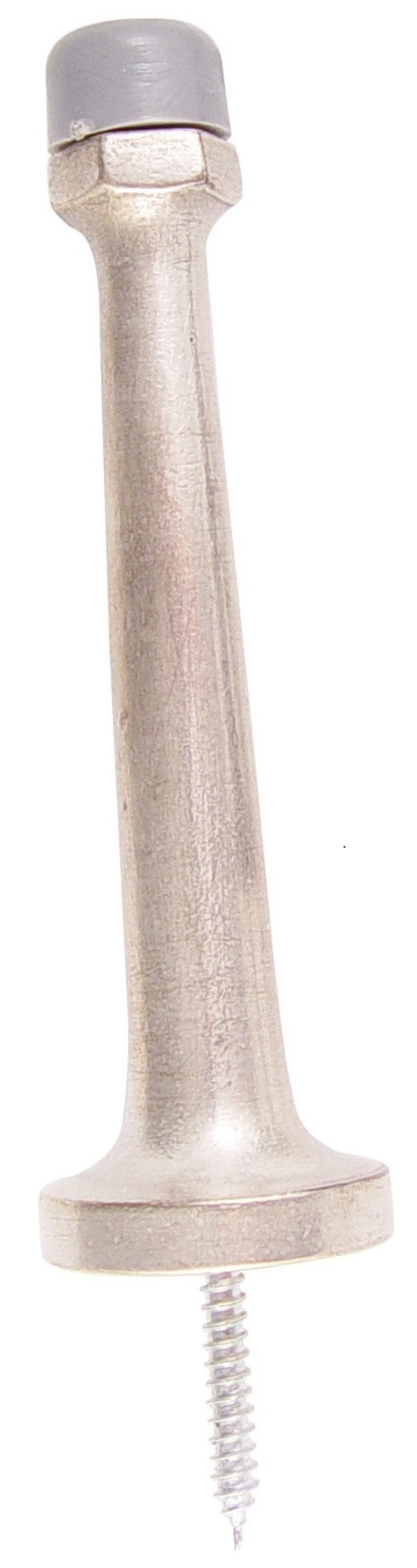 Emtek 2232US15 Satin Nickel Baseboard Stop 3 Length Solid Brass ...