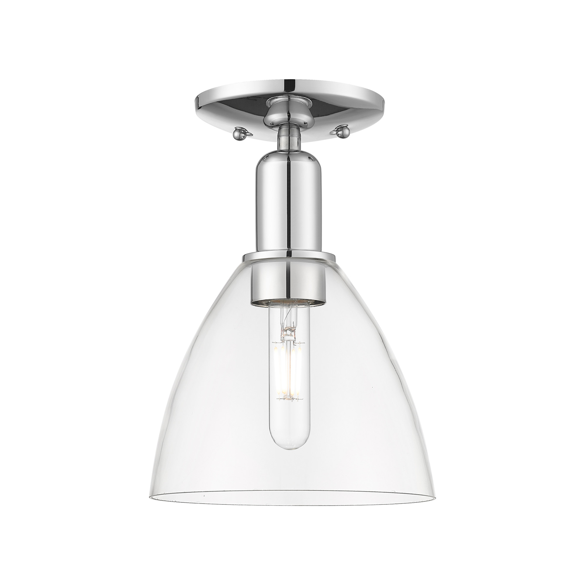 Innovations Lighting 716-1C-11-8 Bristol Semi-Flush Bristol 8"W ...