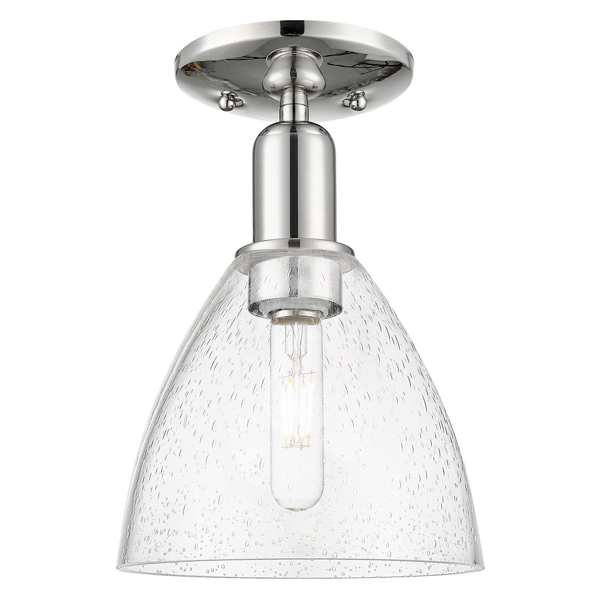 Innovations Lighting 716-1C-11-8 Bristol Semi-Flush Bristol 8"W ...