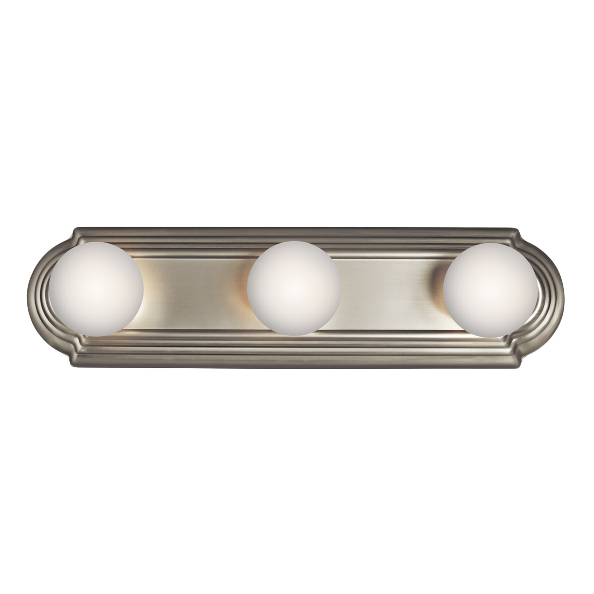 Kichler Lighting Signature 3 Light Bath Vanity in Brushed Nickel 5003NI ...