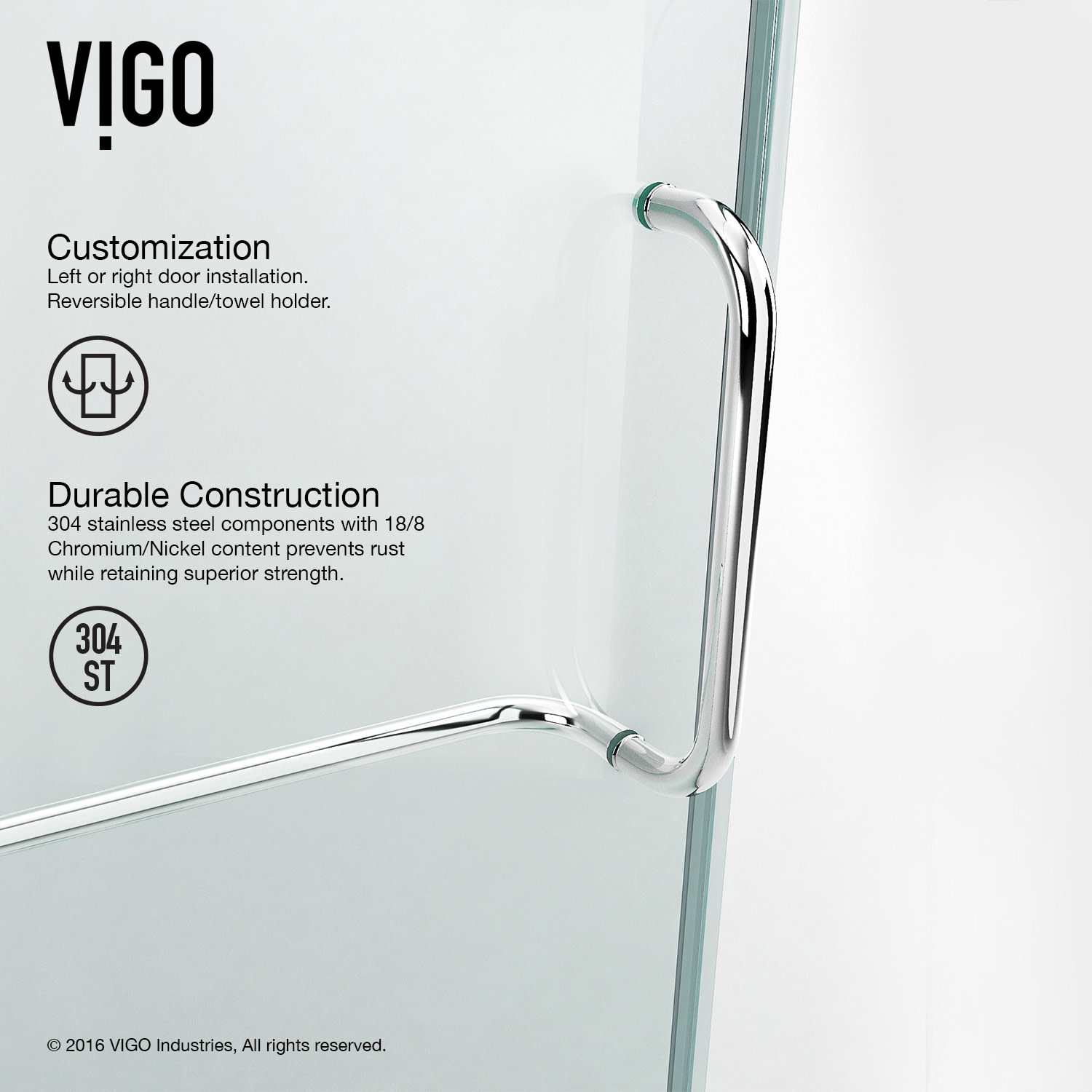 Vigo VG6011BNCL40 32x40 Frameless Clear Glass Shower Enclosure Nickel ...