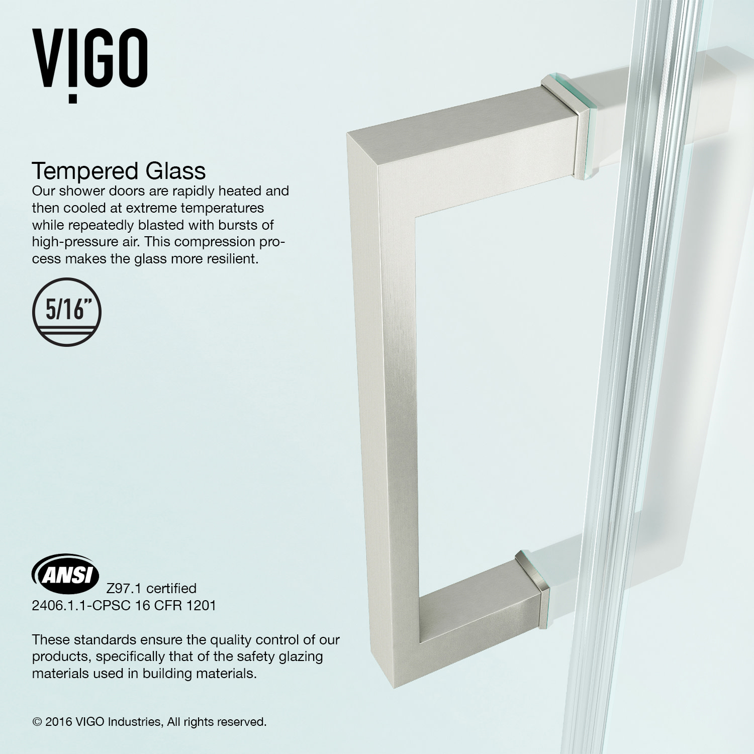 Vigo Industries VG6072CHCL30 Soho Adjustable Frameless Shower Door ...