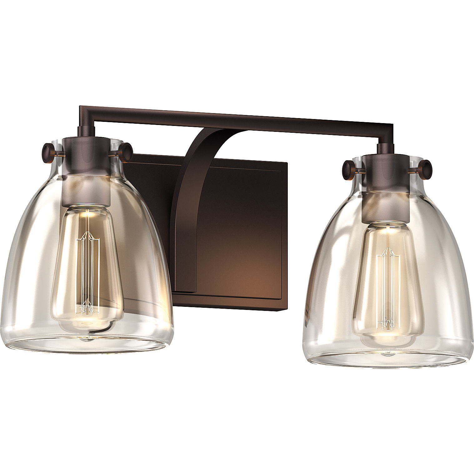 Volume Lighting V3312 2 Light 16"W Vanity Light - Bronze 748066733127| eBay